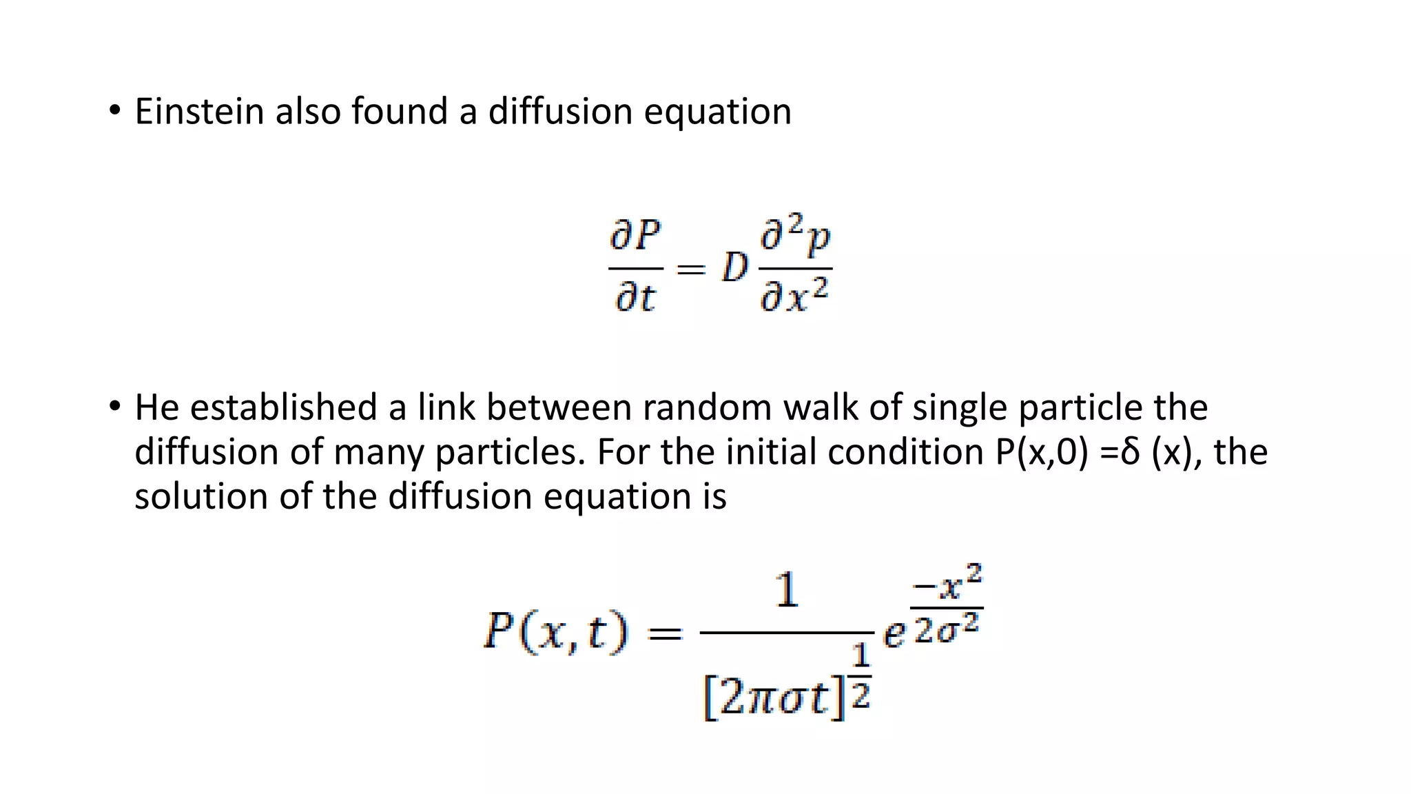Brownian motion | PPTX