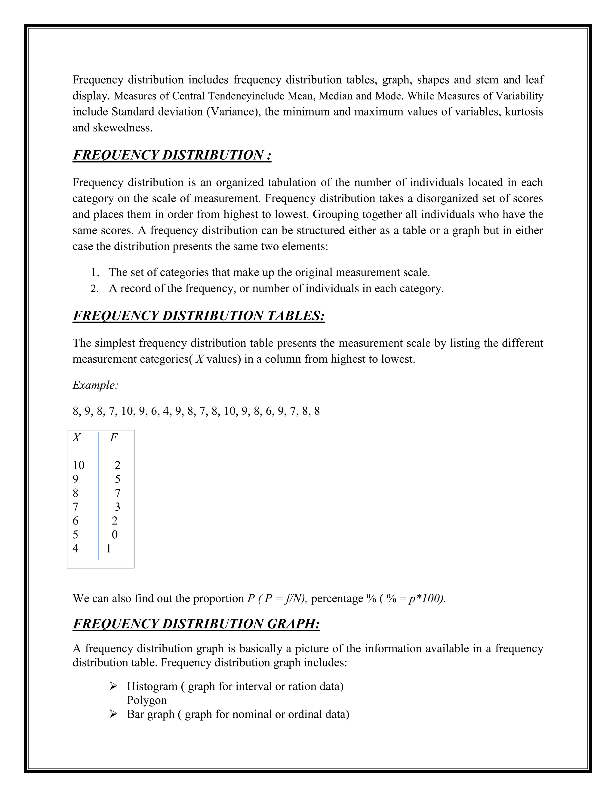 descriptive and inferential statistics | DOCX