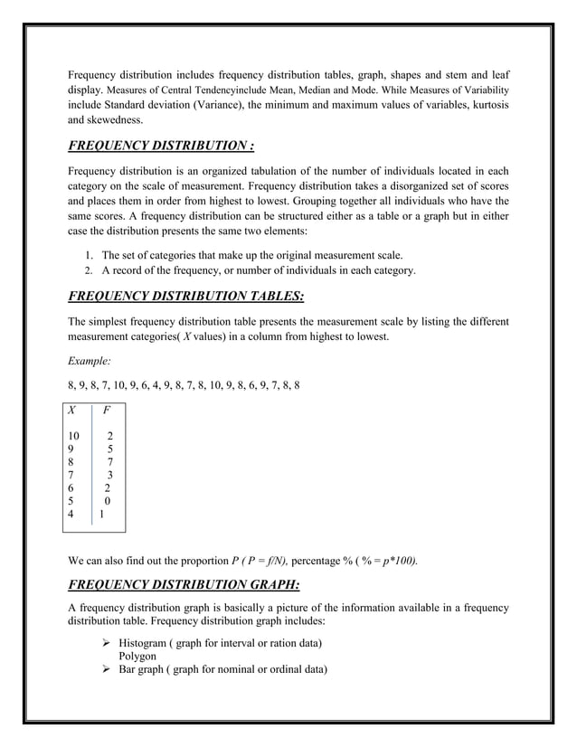 descriptive and inferential statistics | PDF