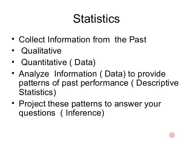 Statistical methods