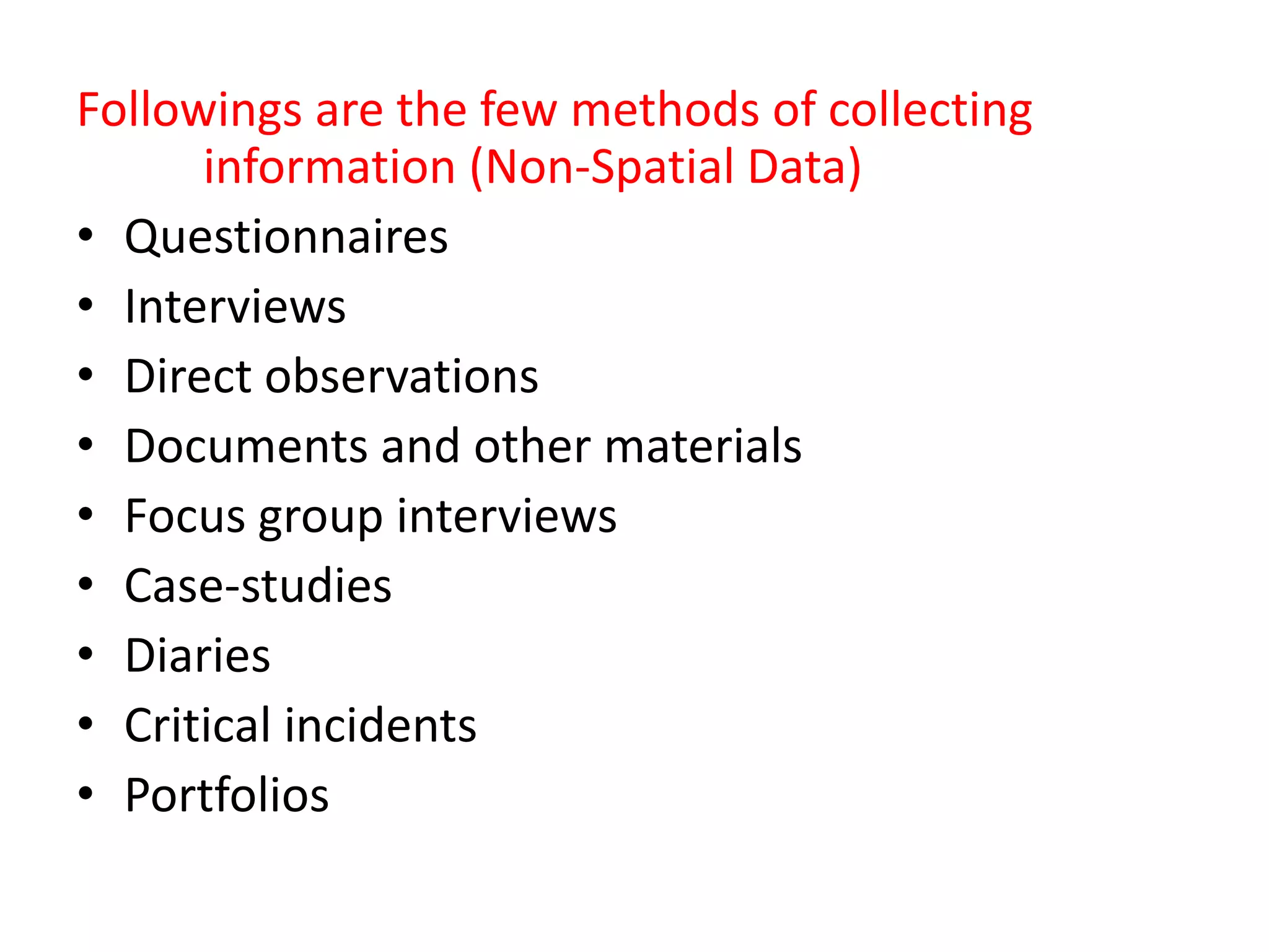 STATISTICAL METHODS IN GEOGRAPHY | PPTX