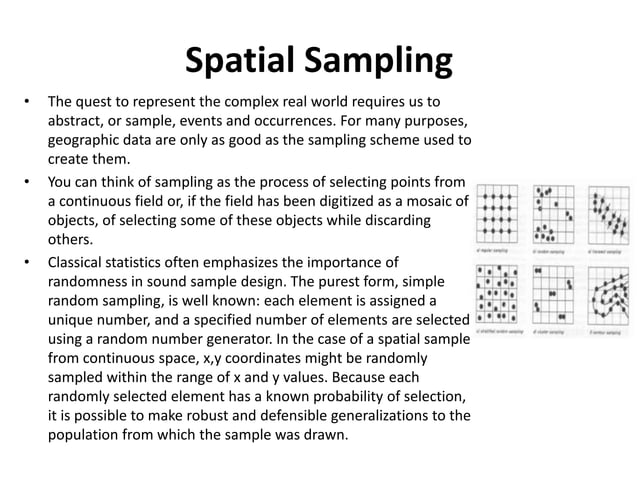 STATISTICAL METHODS IN GEOGRAPHY | PPTX