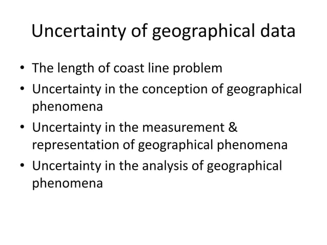 STATISTICAL METHODS IN GEOGRAPHY | PPTX