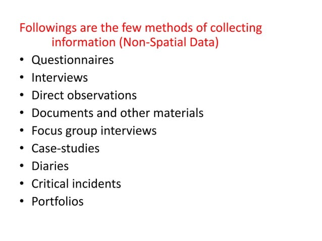 STATISTICAL METHODS IN GEOGRAPHY | PPTX