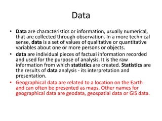 STATISTICAL METHODS IN GEOGRAPHY | PPTX