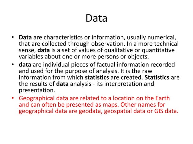 STATISTICAL METHODS IN GEOGRAPHY | PPTX