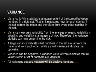 Measures of Dispersion | PPT