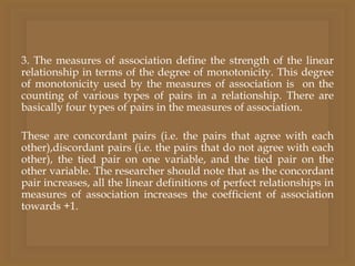 Measure of Association | PPTX