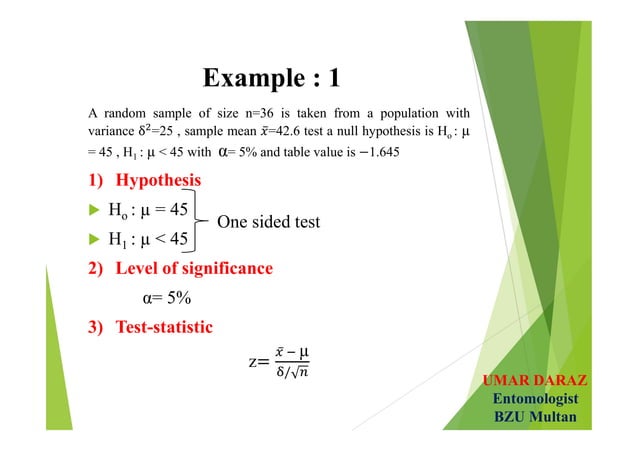 Statistical methods and data analysis | PPT