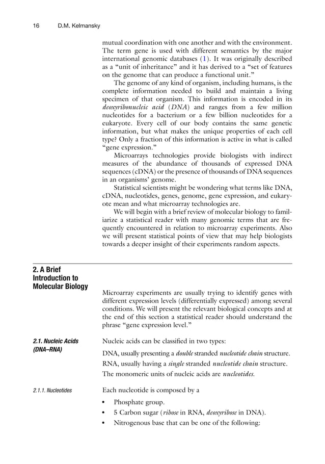Statistical methods for microarray data analysis | PDF