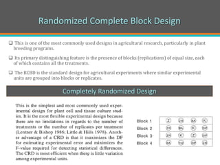 Statistical method suitable for the analysis of plant breeding | PPTX
