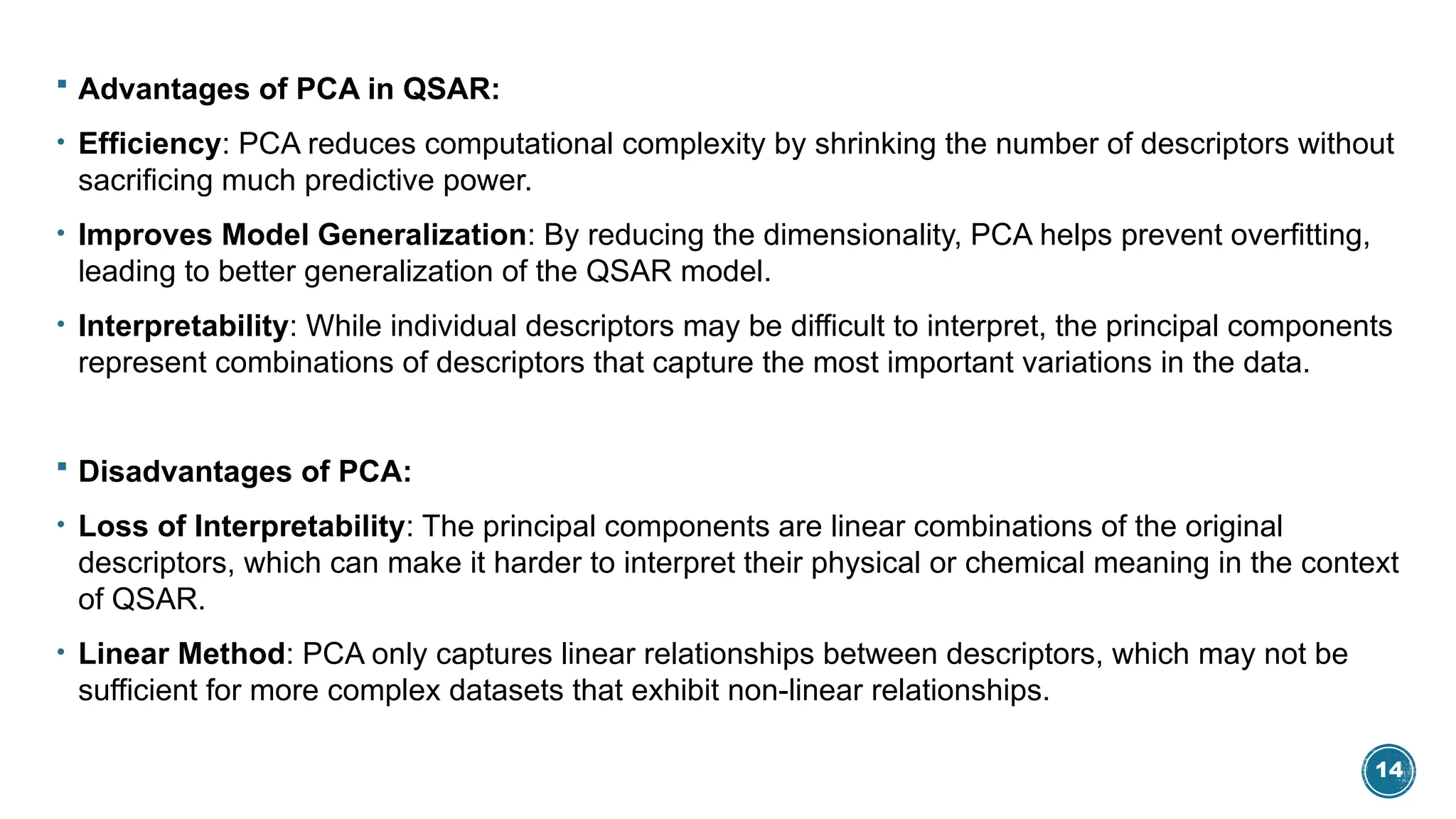 STATISTICAL METHODS USED IN QSAR- CADD MPHARM | PPTX | Chemistry | Science