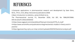 Statistical modeling in pharmaceutical research and development | PDF