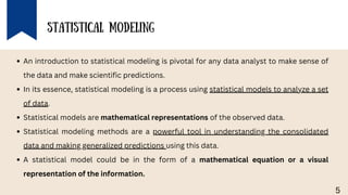 Statistical modeling in pharmaceutical research and development | PDF