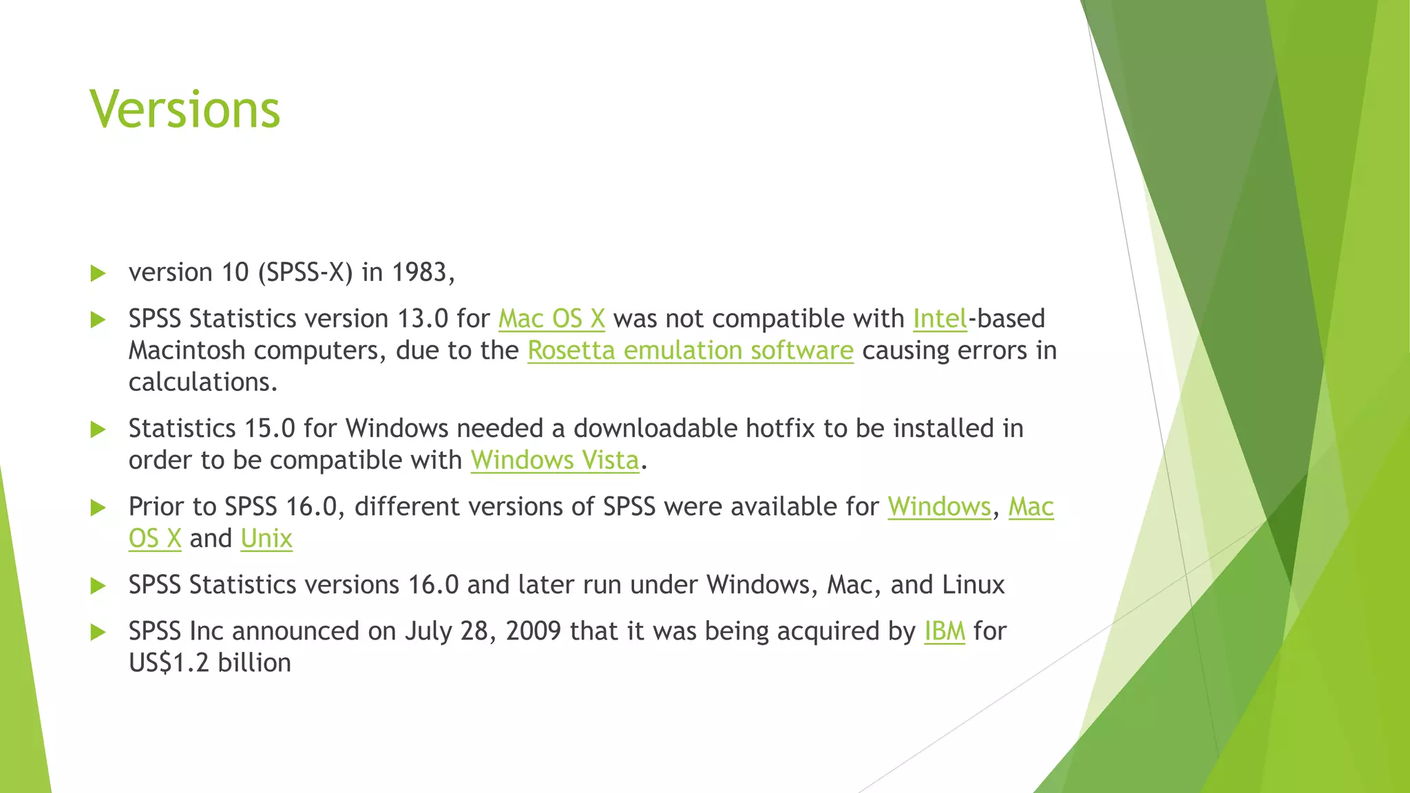 Statistical package for the social sciences | PPTX