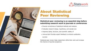Statistical Peer Review for Research Manuscripts.pptx