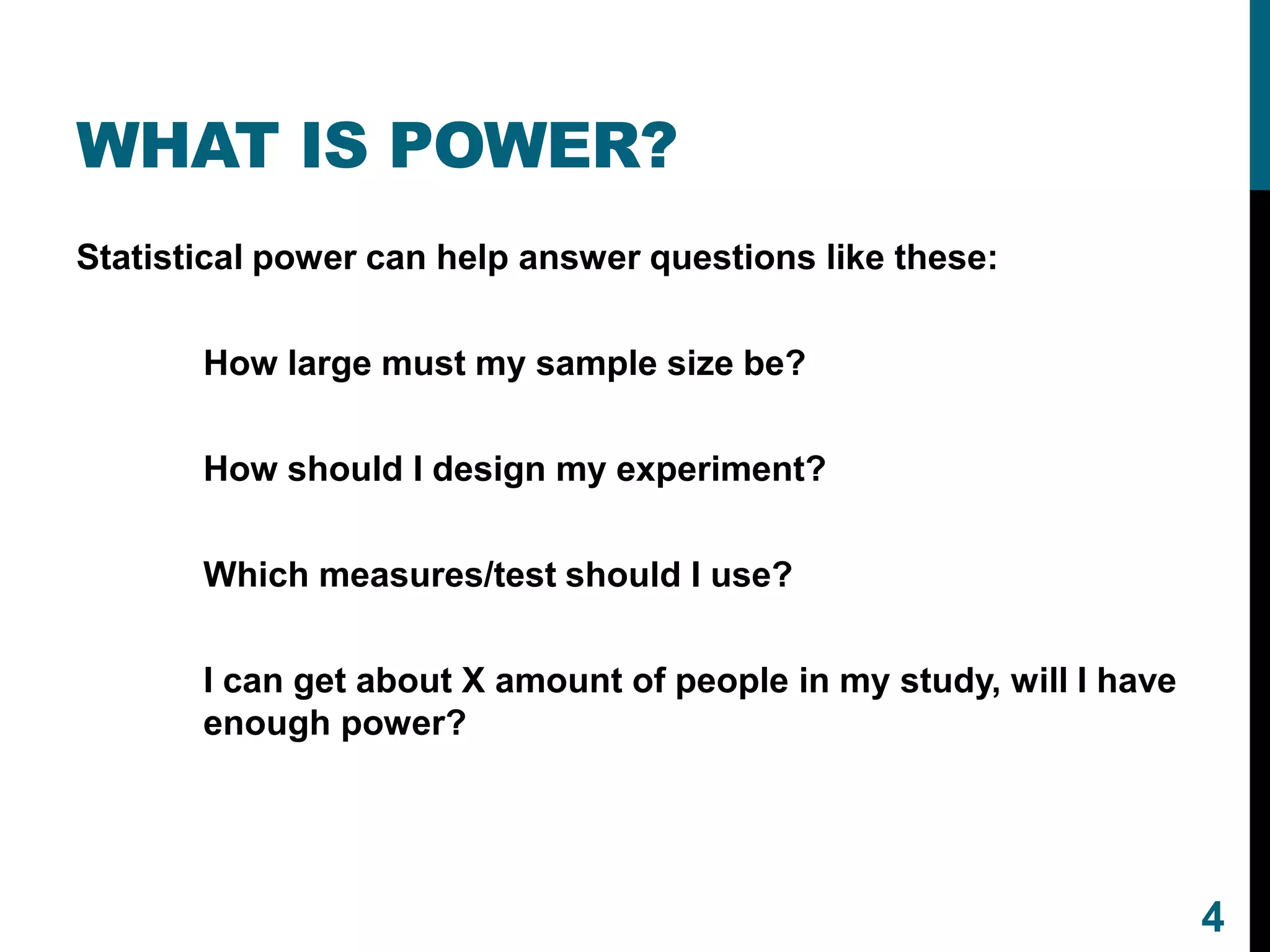 Statistical Power | PPTX