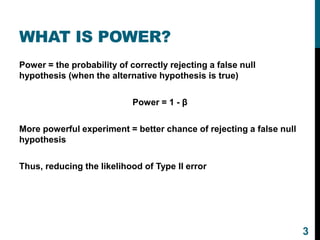 Statistical Power | PPTX
