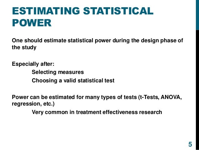 Statistical Power