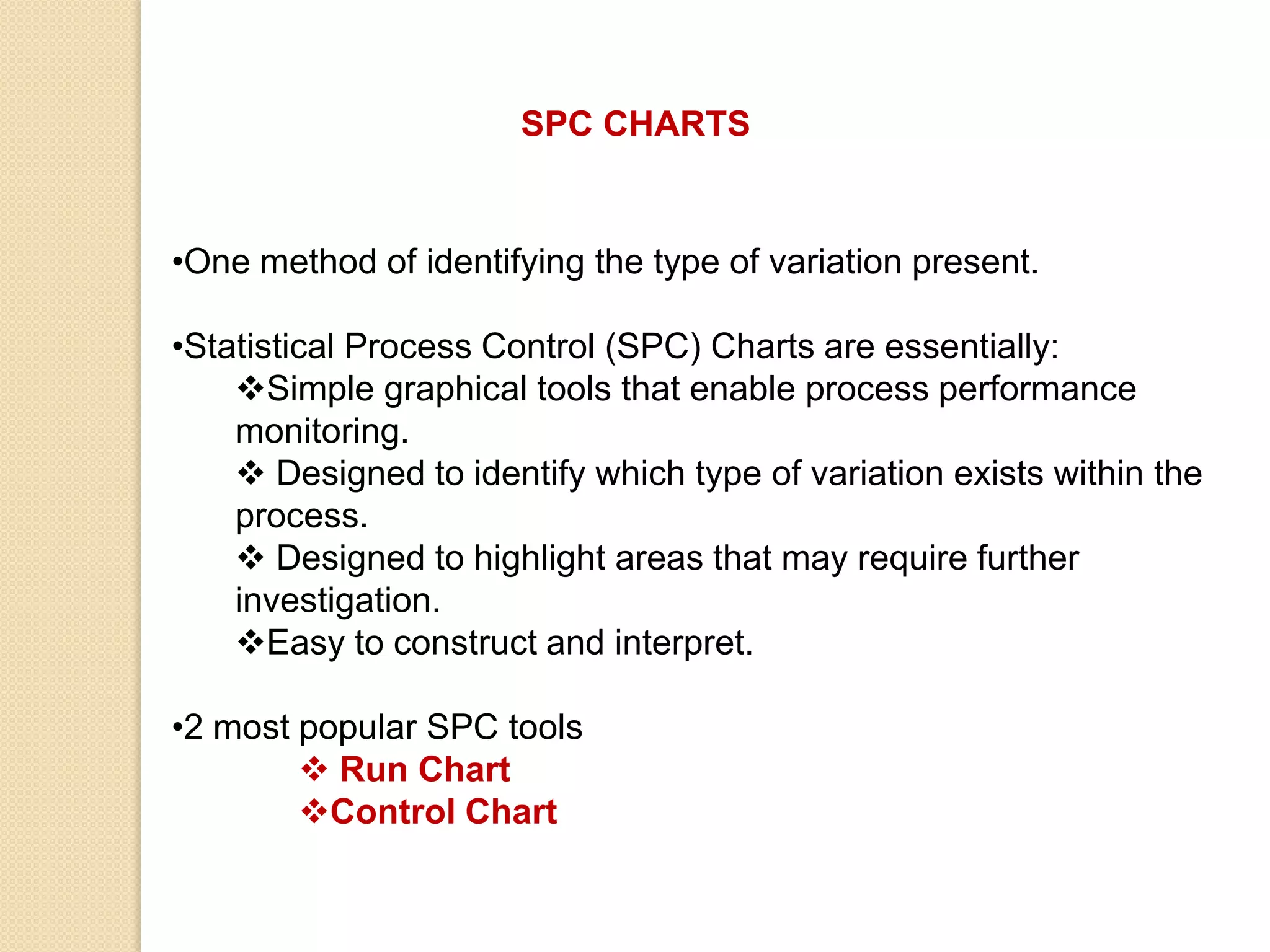 Statistical process control | PPTX