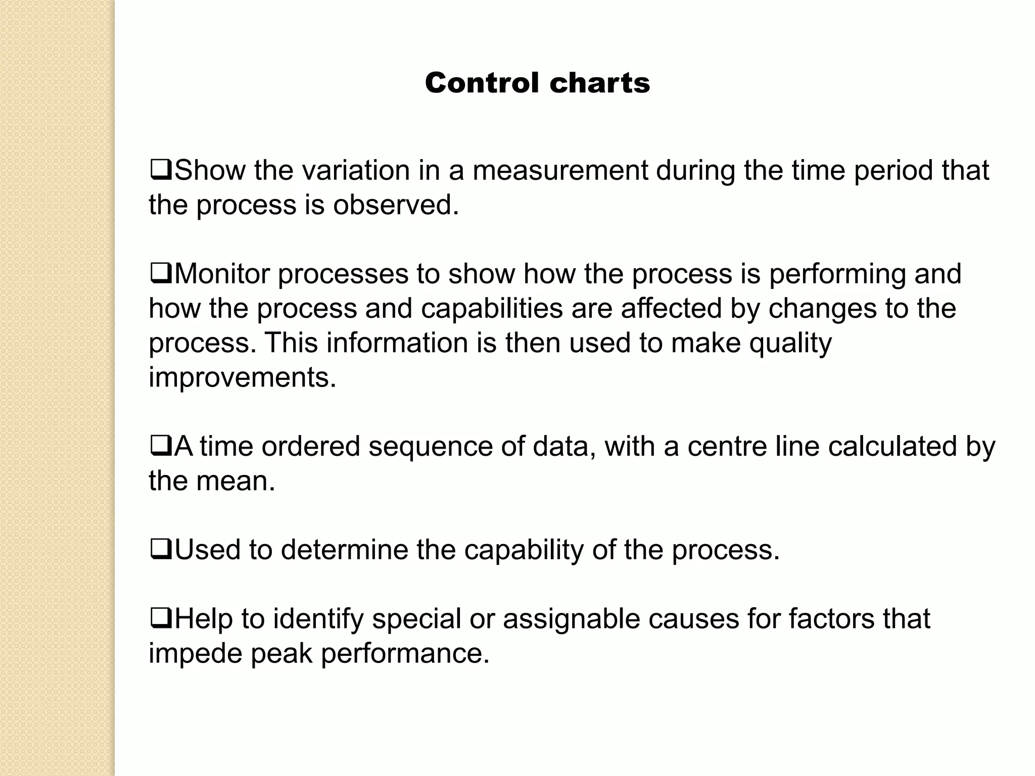 Statistical process control | PPTX