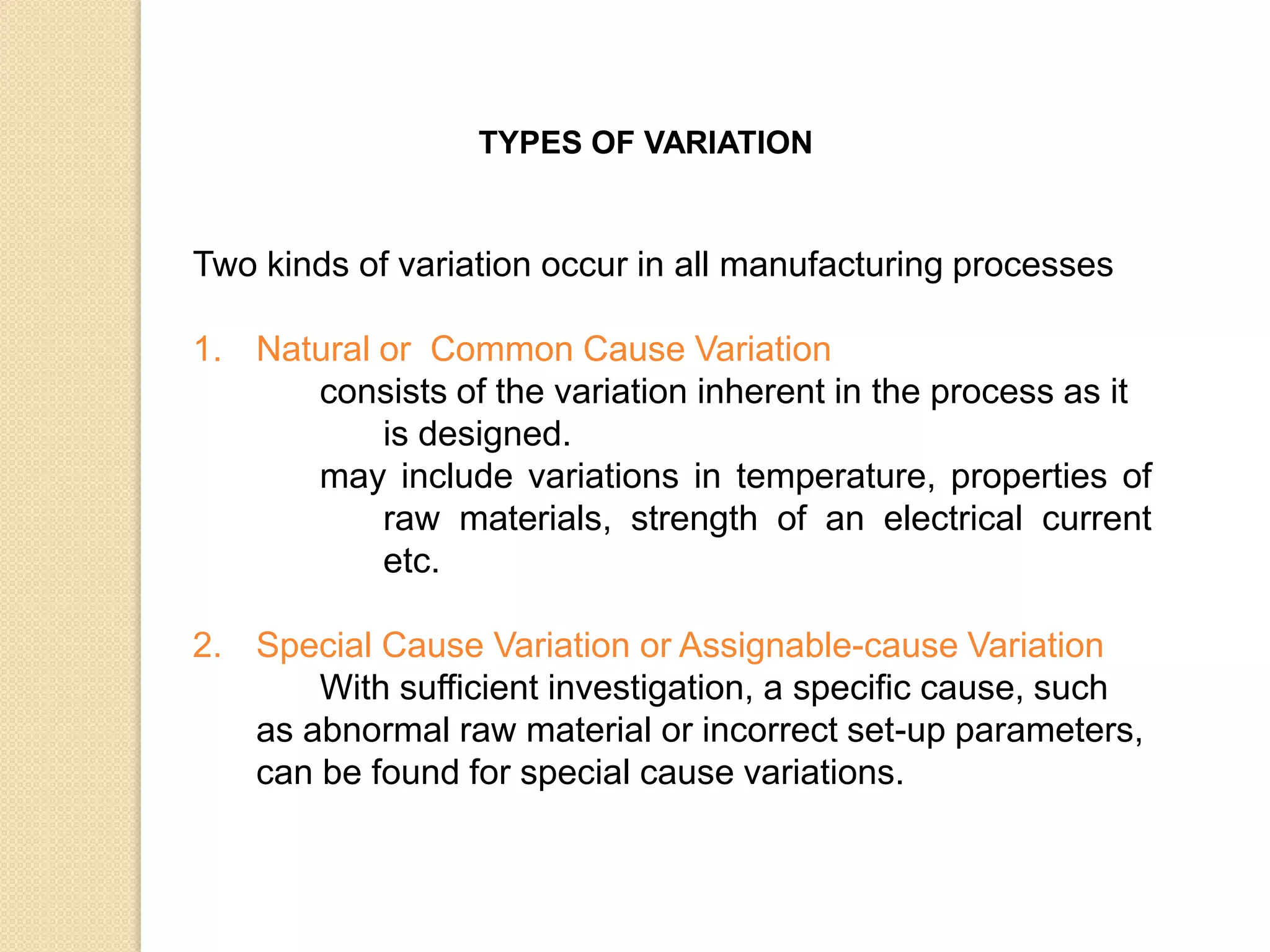 Statistical process control | PPTX