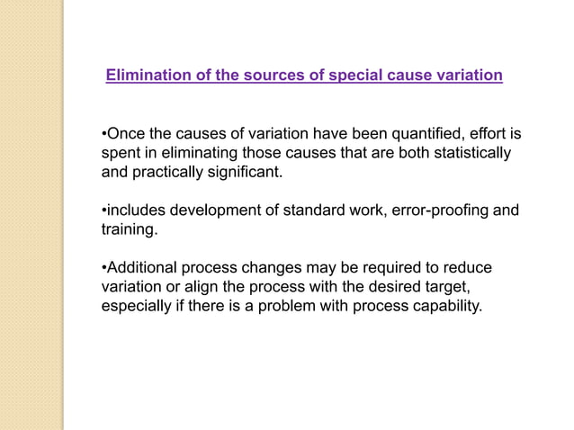 Statistical process control | PPTX