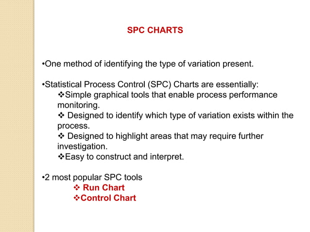 Statistical process control | PPTX
