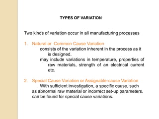 Statistical process control | PPTX