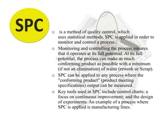 Statistical Process Control | PPT