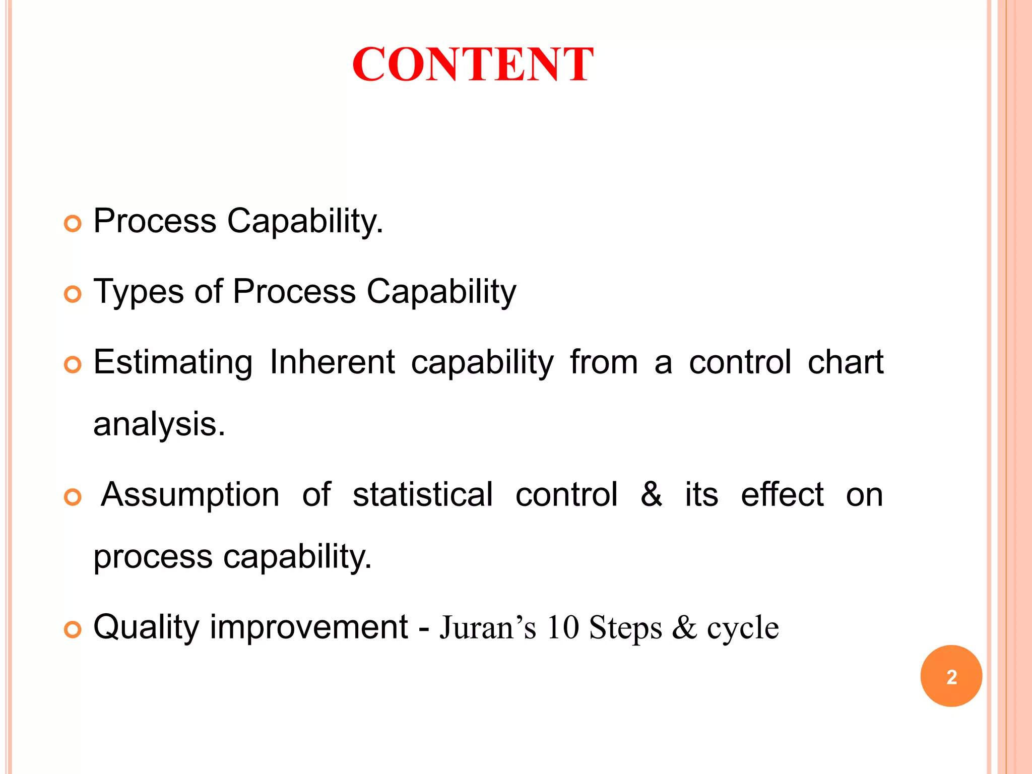 Statistical process control | PPTX