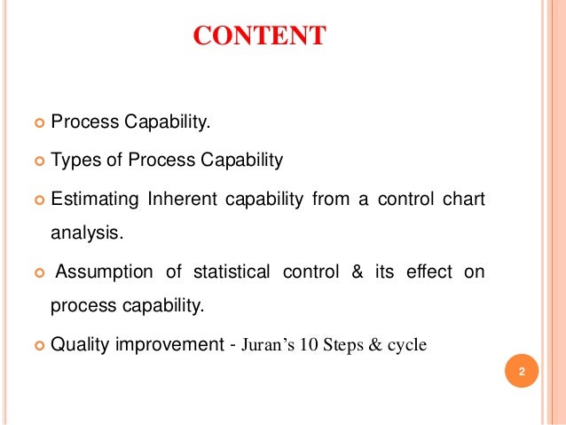 Statistical process control
