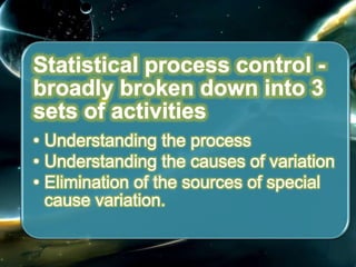 Statistical process control | PPTX