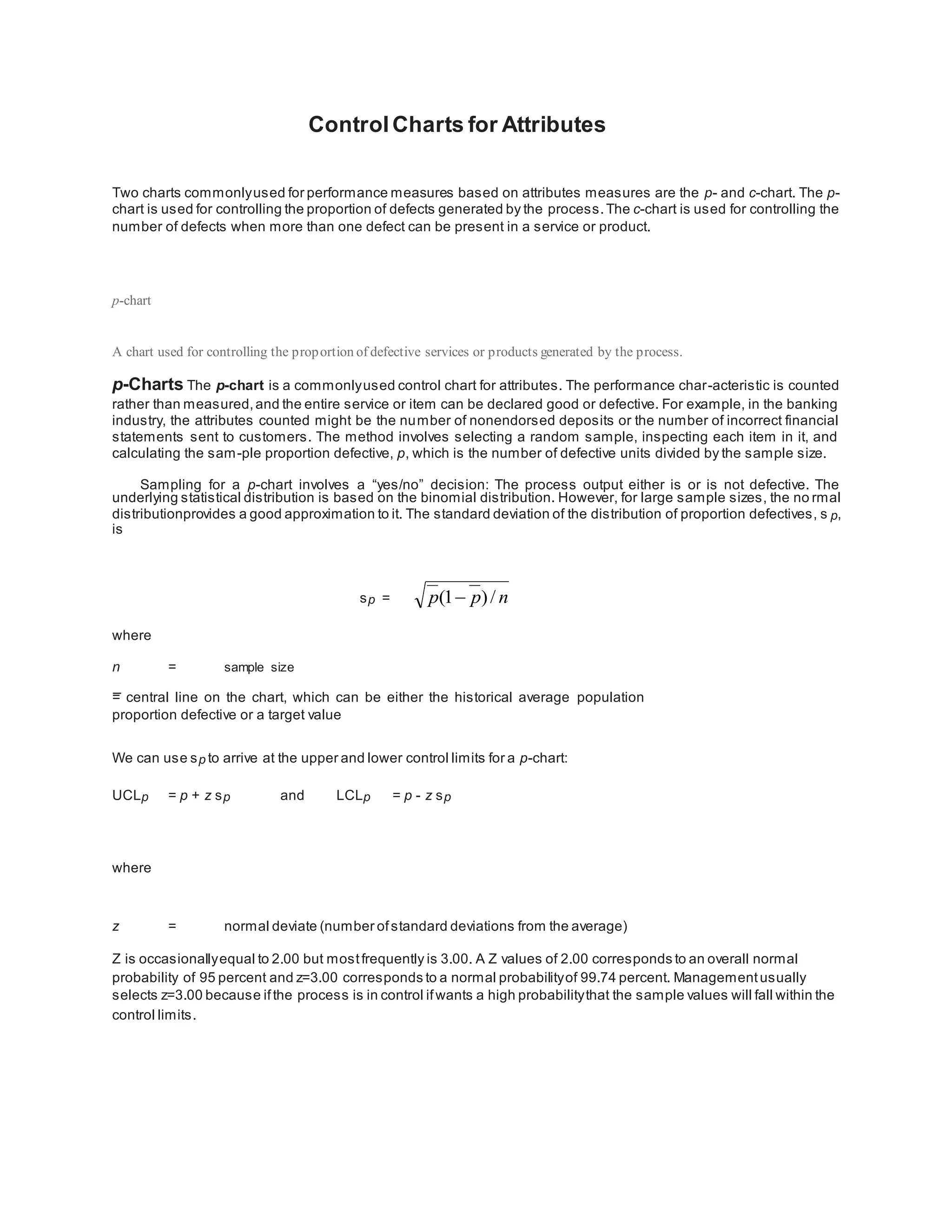 Statistical process control | DOCX