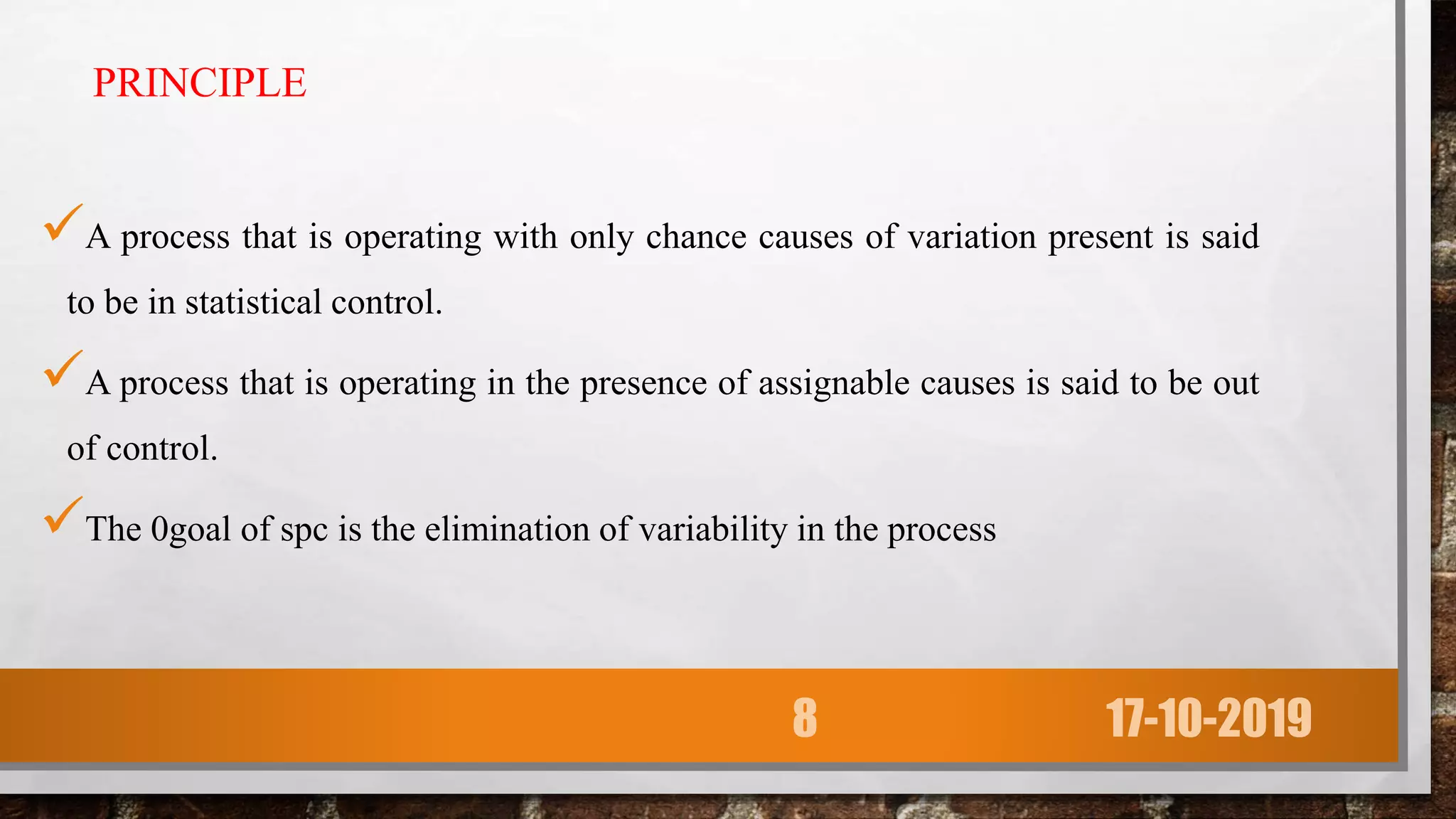 Statistical control chart | PPTX