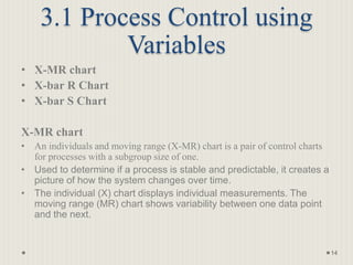 Statistical Process Control | PPTX