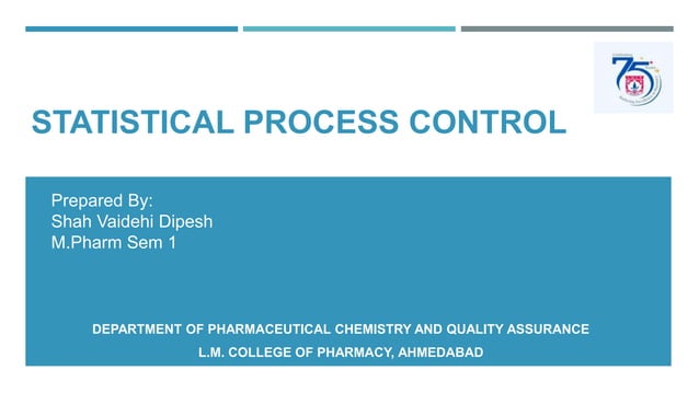Statistical Process Controlcontrol Chart And Process Capability Pptx Physics Science