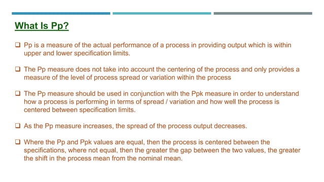 Statistical Process Control,Control Chart and Process Capability | PPTX ...
