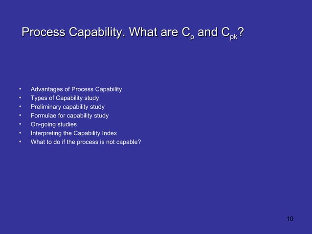 Statistical Process Control | PPT