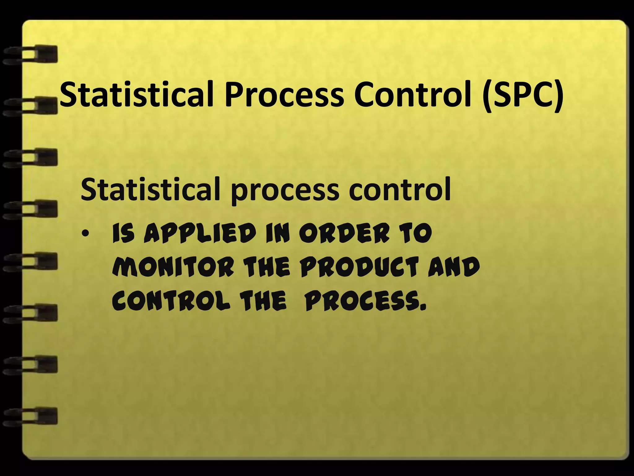 Statistical process control (spc) | PPT