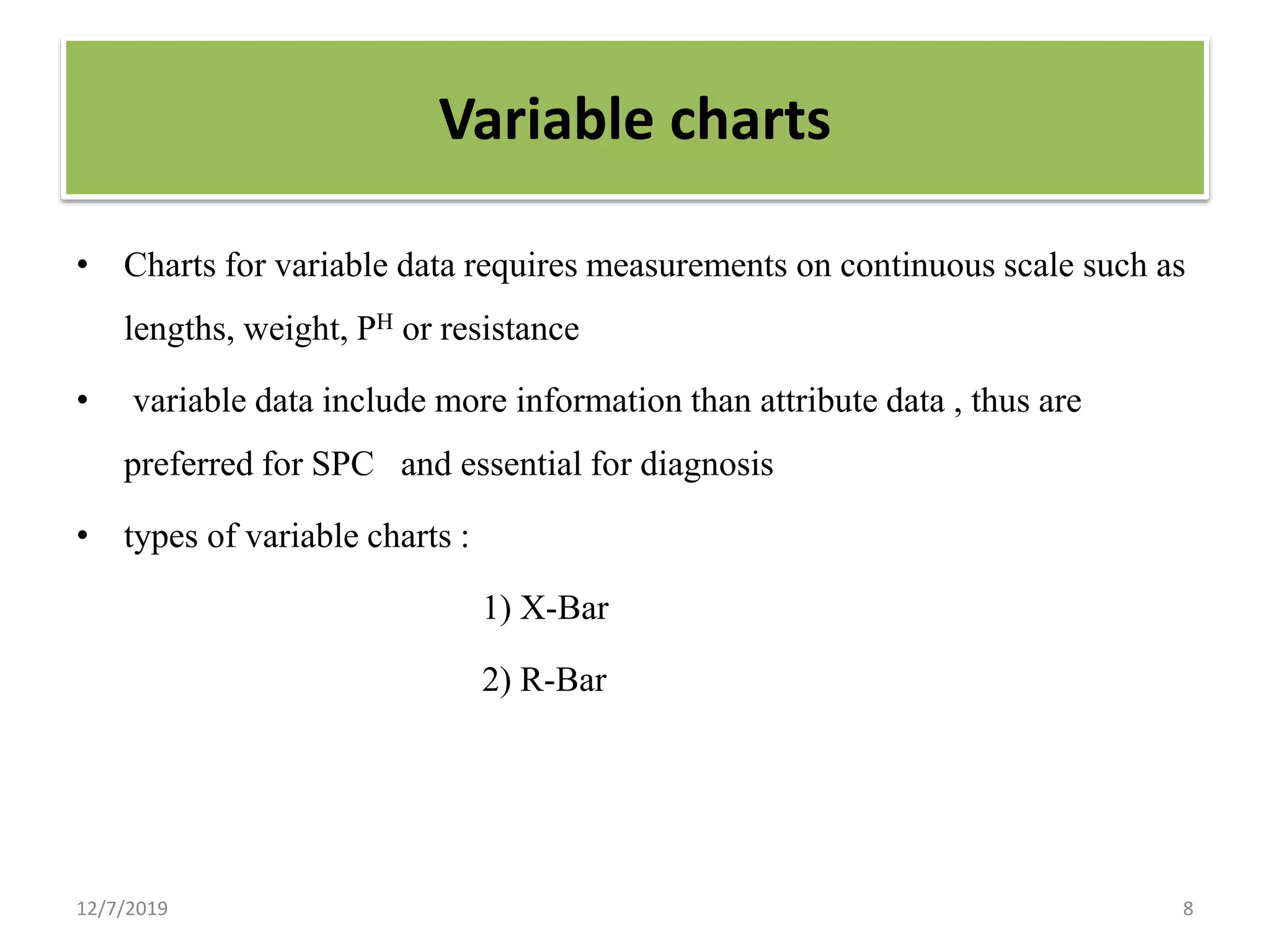 Statistical process control (spc) | PPTX