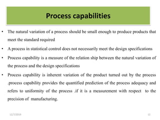Statistical process control (spc) | PPTX
