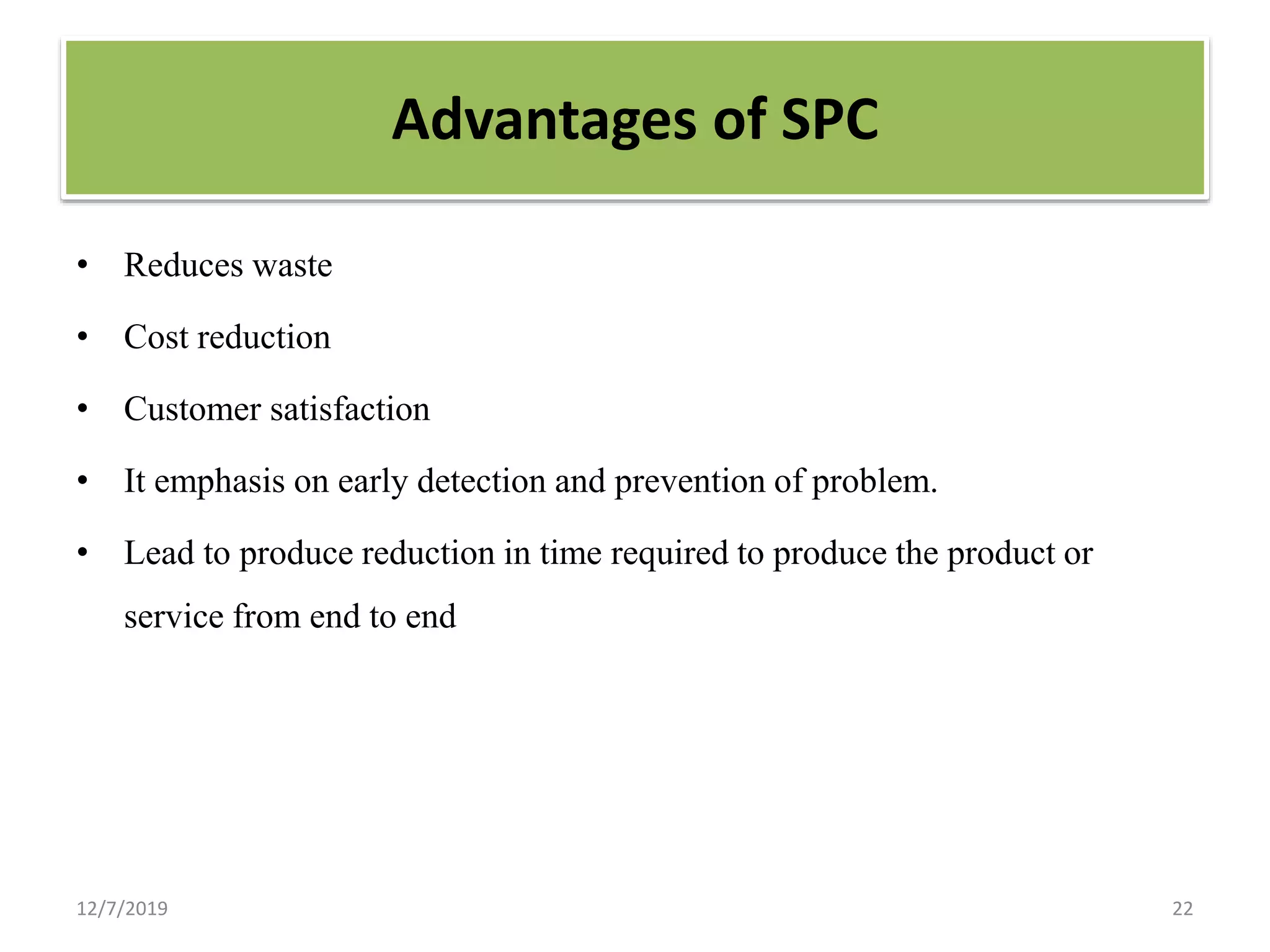 Statistical process control (spc) | PPTX