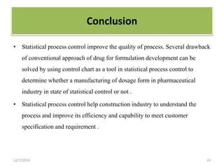 Statistical process control (spc) | PPTX