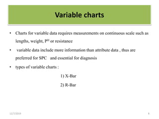 Statistical process control (spc) | PPTX