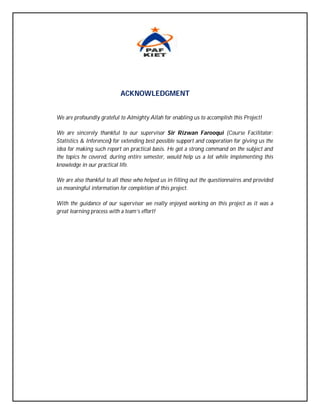 Statistical Project | PDF