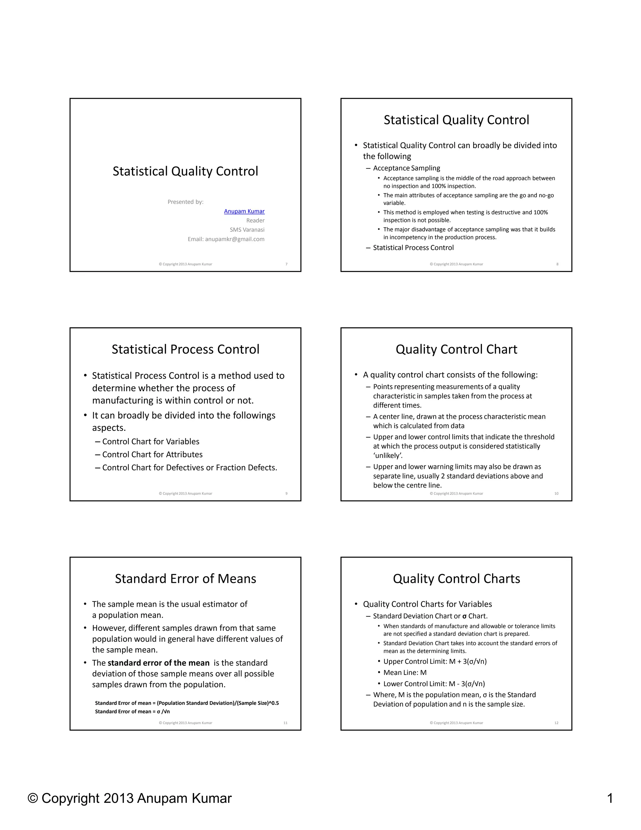 Statistical Quality Control Pdf