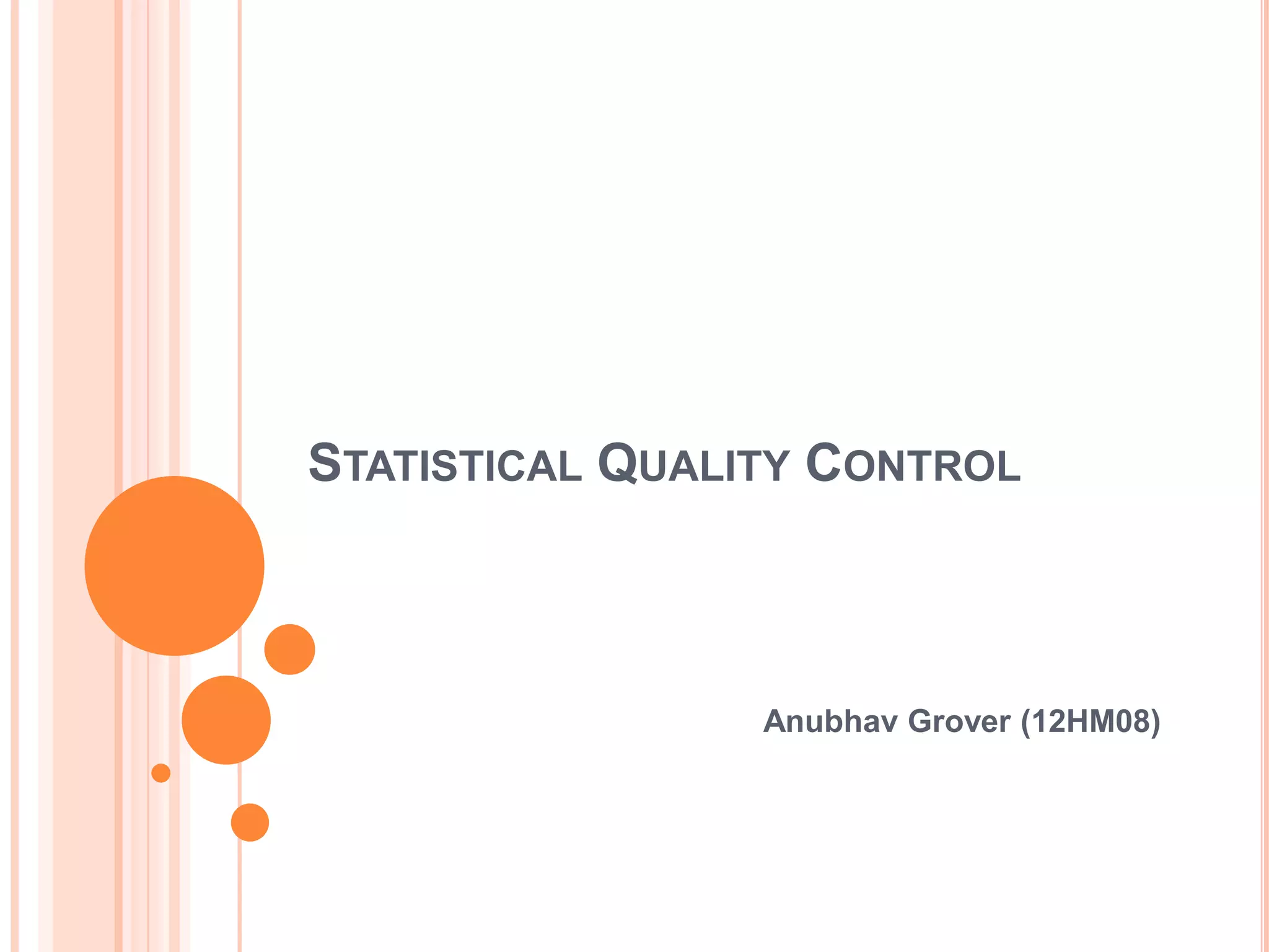 Statistical Quality Control Ppt
