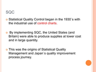Statistical quality control | PPT
