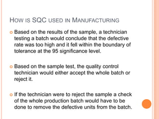Statistical quality control | PPT